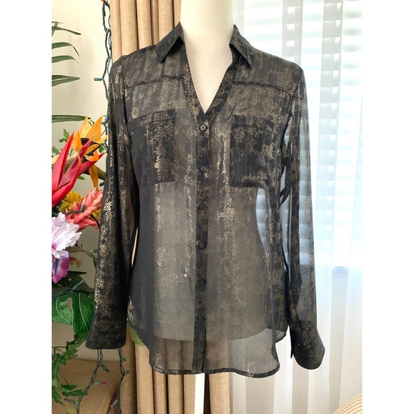 Express | Tops | 35 Flaw Express Portofino Limited Edition Sheer ...